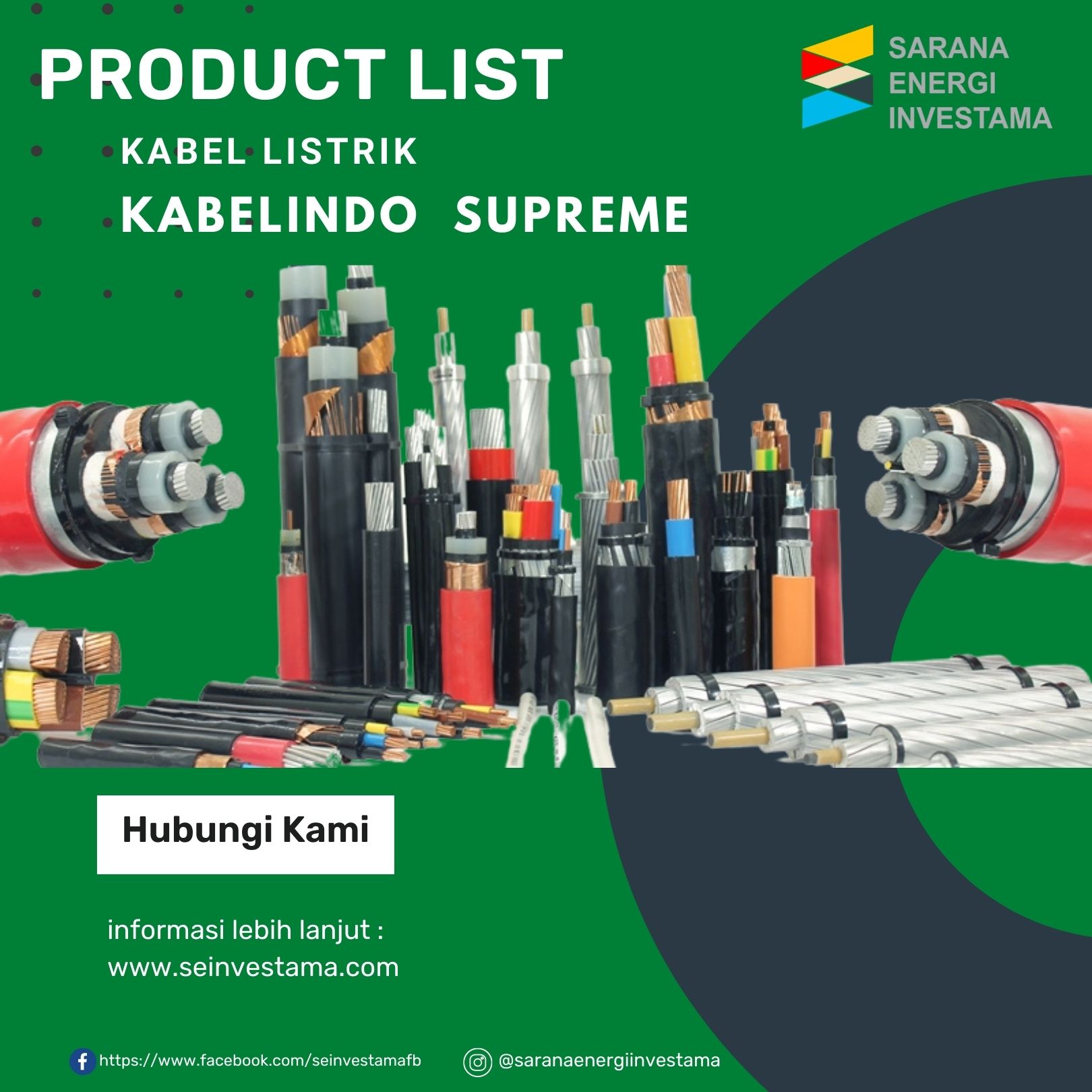 Power Cable And Control - PT SARANA ENERGI INVESTAMA